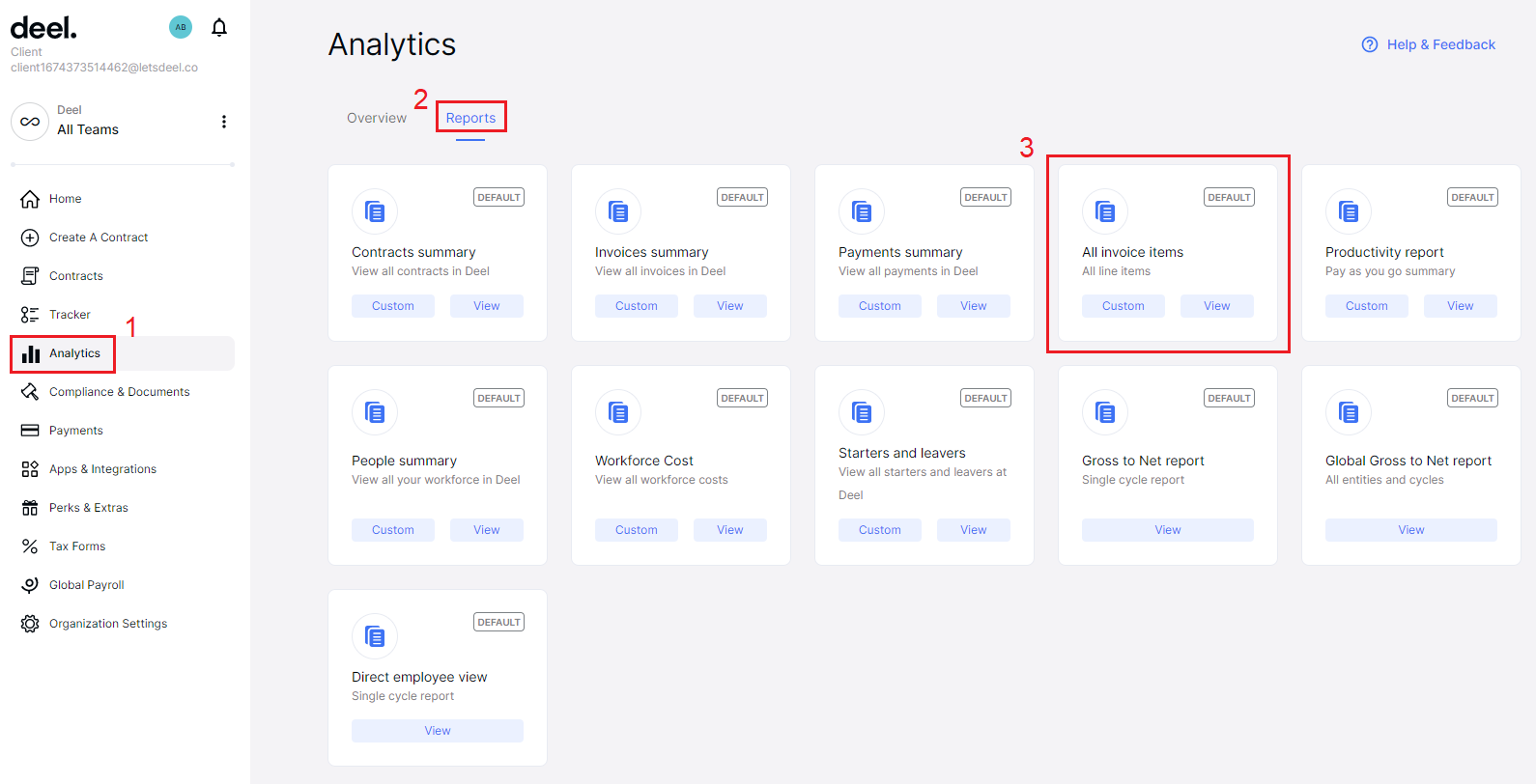 How To Customize And Download Invoice Reports – Deel