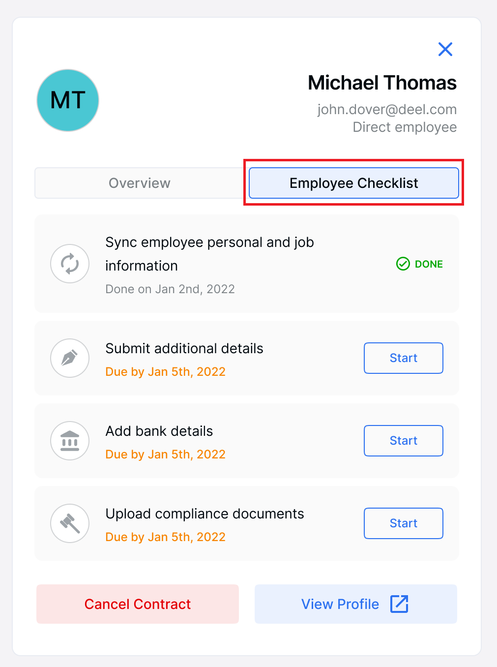 About the Global Onboarding Tracker – Deel