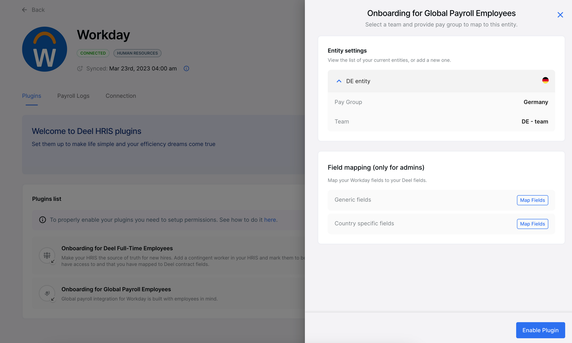 Setting Up The Workday Integration On Deel for Global Payroll – Deel