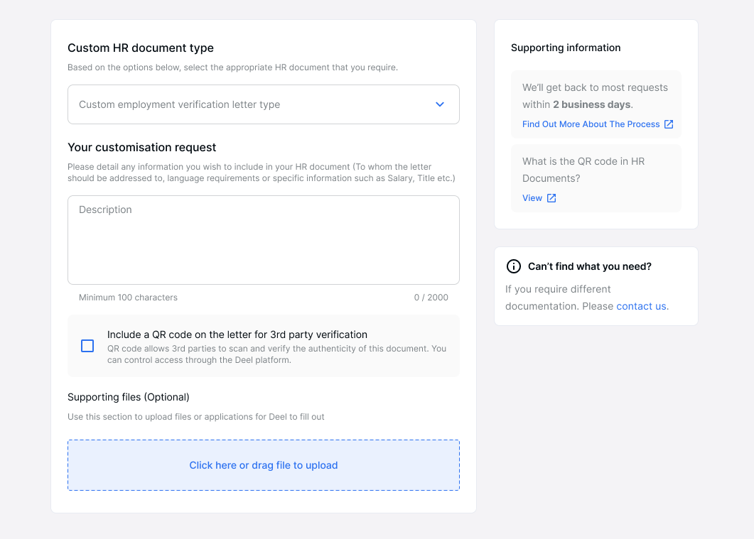 How To Request Verification Letters And Other HR Documents – Deel