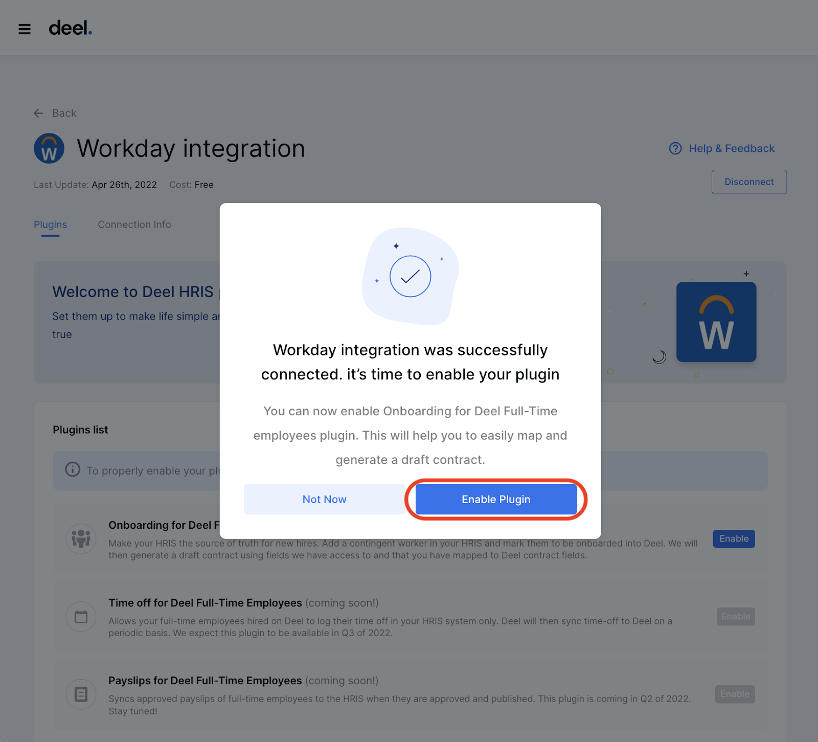 Setting Up The Workday Integration On Deel for Global Payroll – Deel