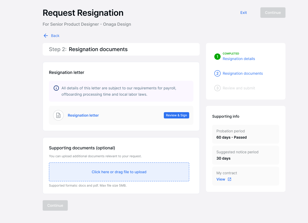 How EOR Employees Can Submit Resignation Requests On Deel – Deel