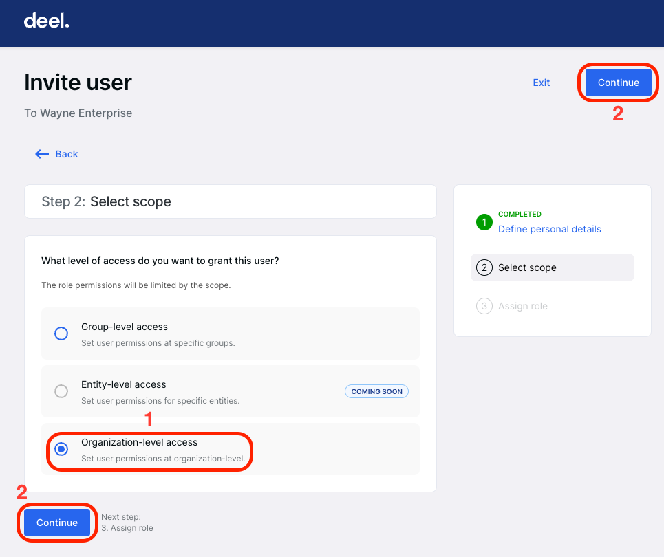 How To Add Organization Admins – Deel