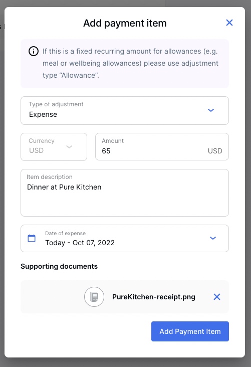 How To Add An Expense To Your Pay – Deel
