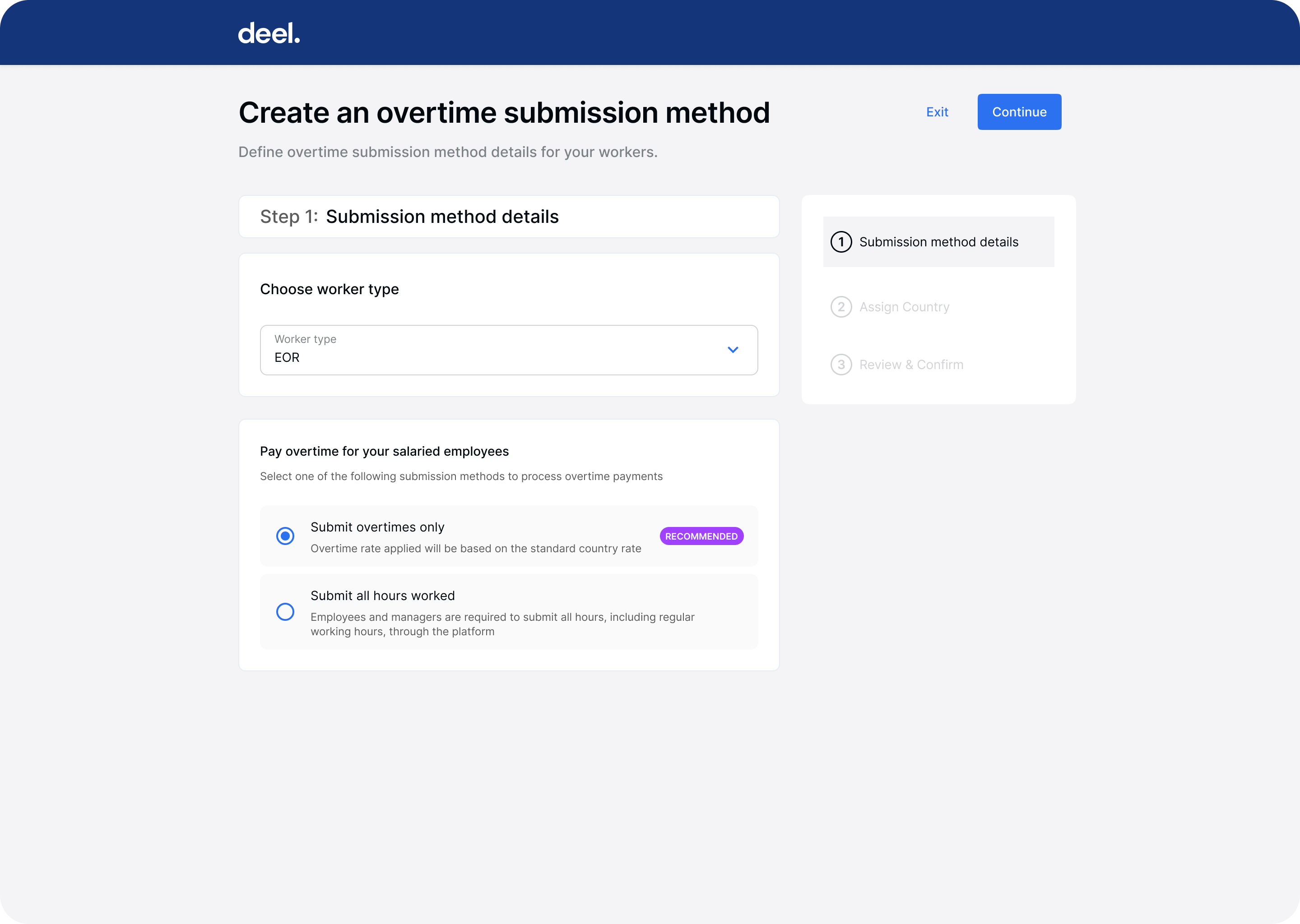 How to create and manage Overtime Submission Methods for your employees ...