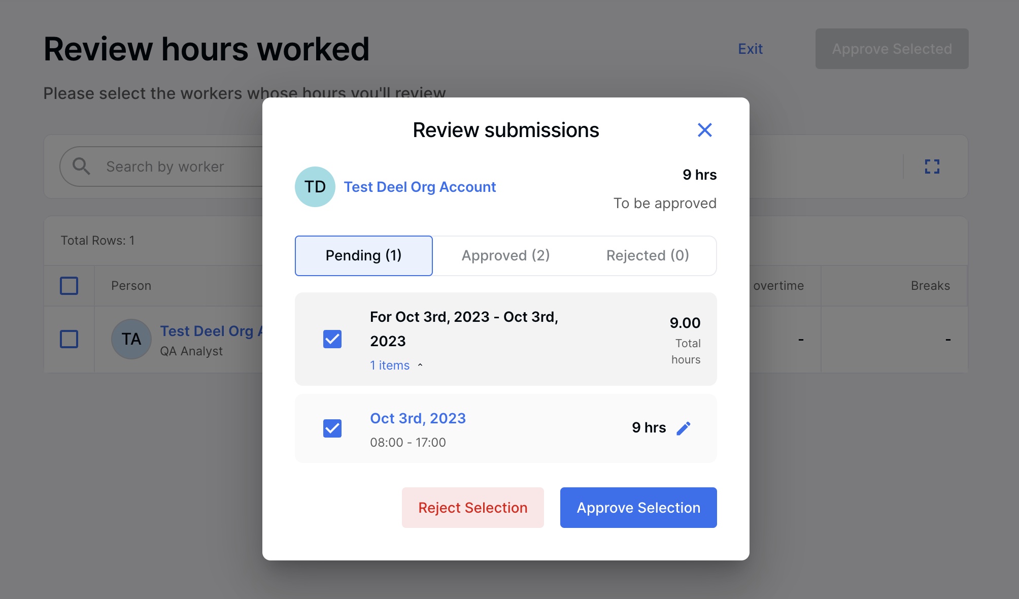 How to Review and Approve Submitted Timesheet Hours – Deel