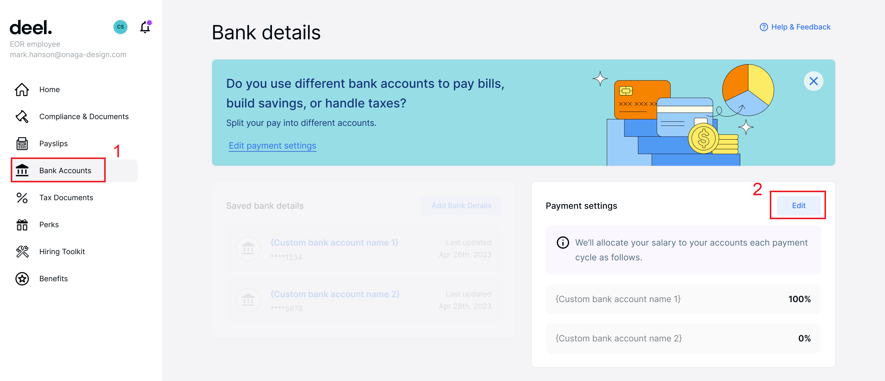 How To Split Salary Between Multiple Bank Accounts – Deel