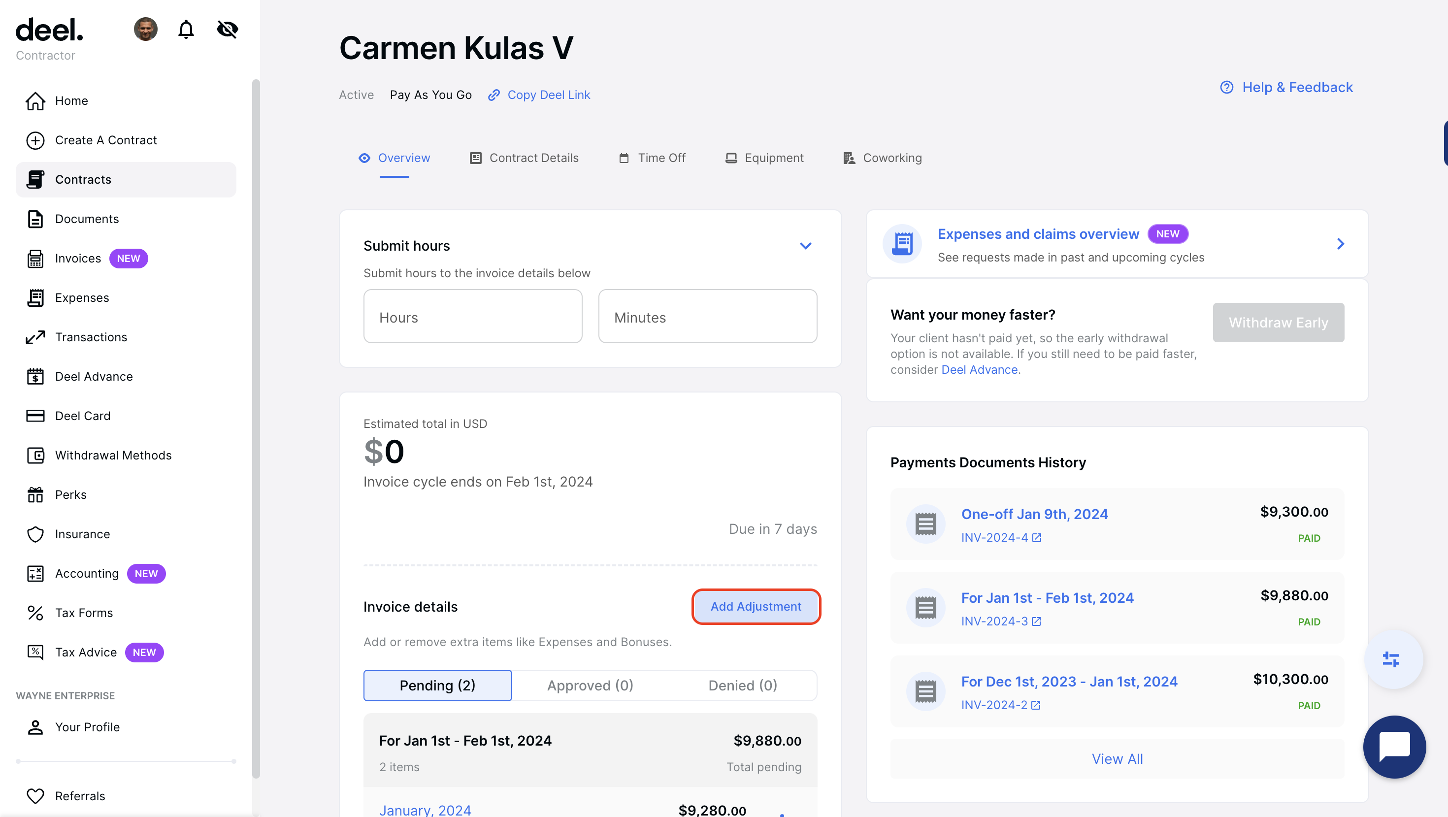 Guide To Contractor Invoices & Adjustments – Deel