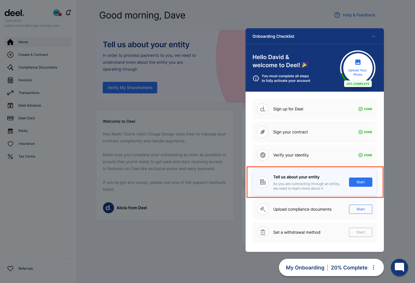 How To Verify a Contractor Account – Deel