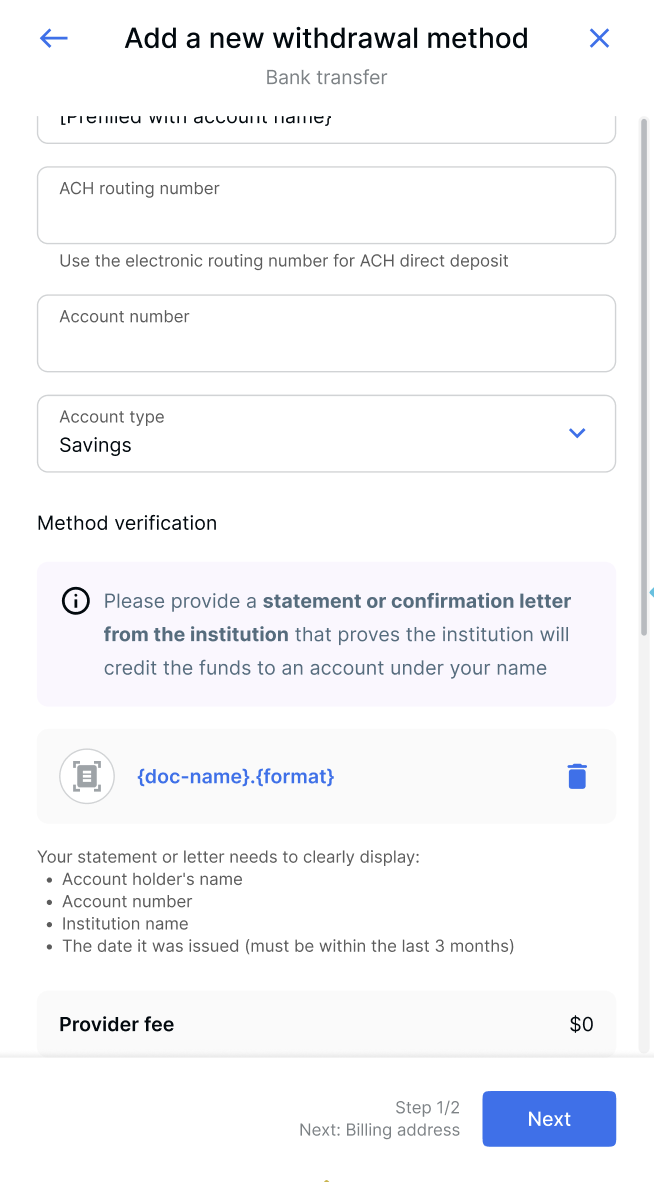 About For Further Credit (FFC) for Contractor Withdrawals – Deel