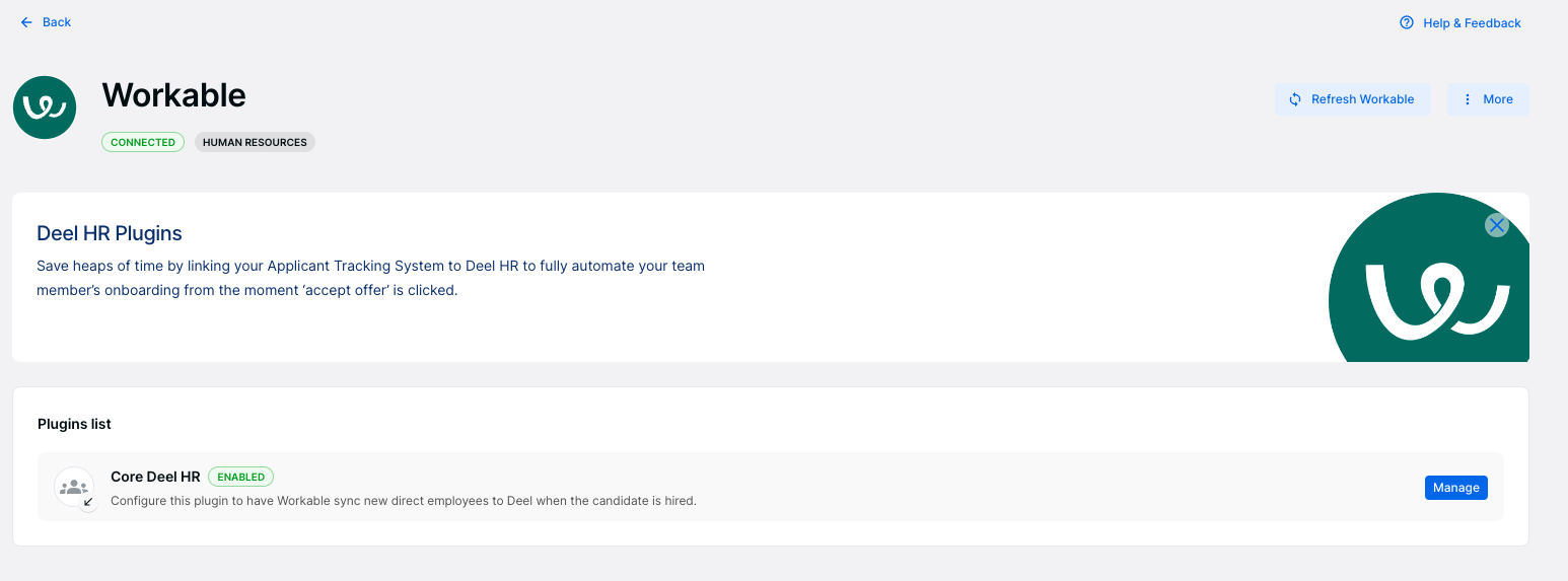 Workable Integration Guide – Deel