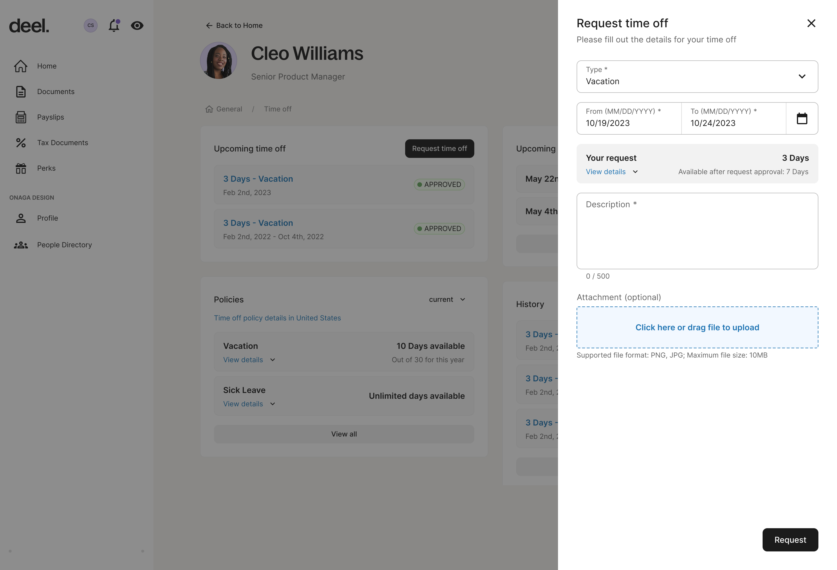 How EOR Employees Can Request Time Off – Deel