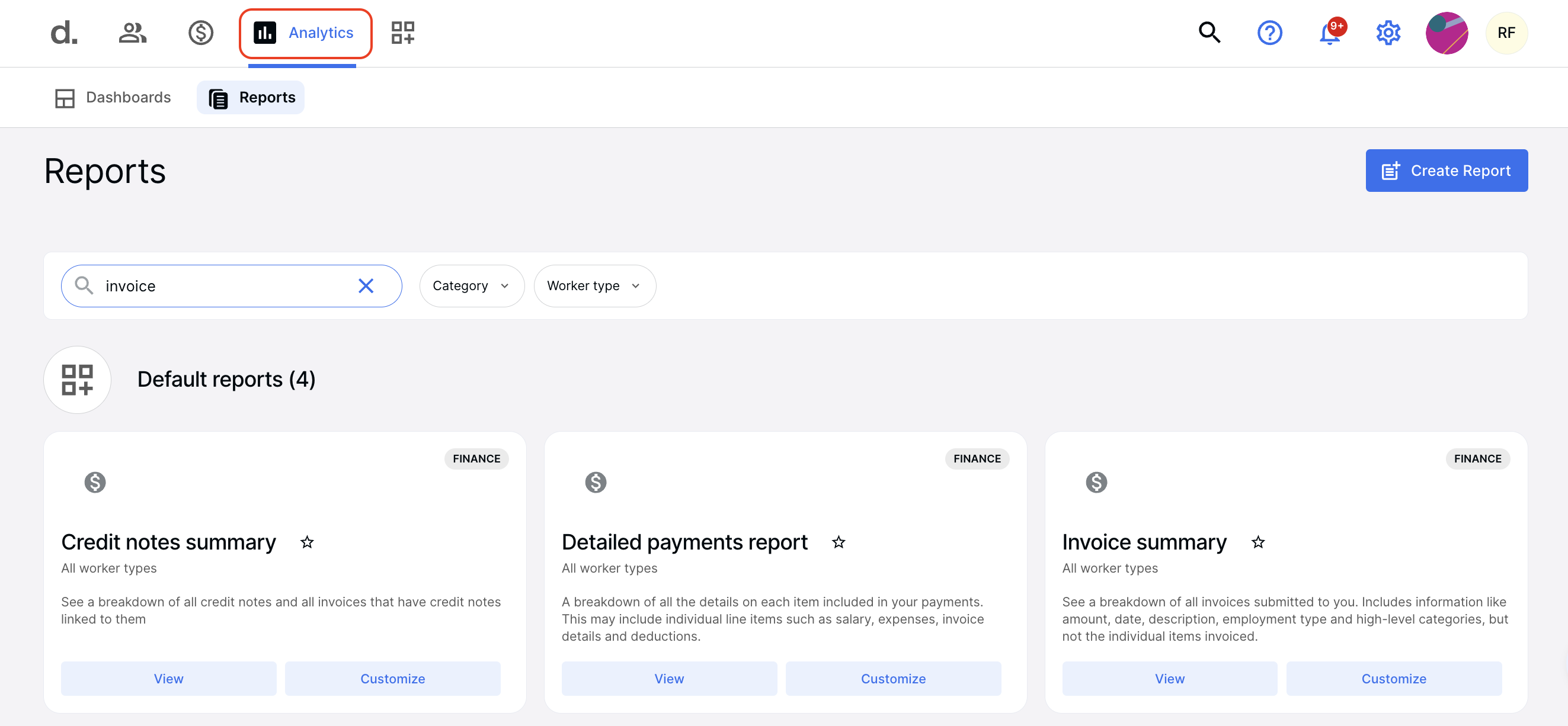 How to Customize and Download Invoice Reports – Deel