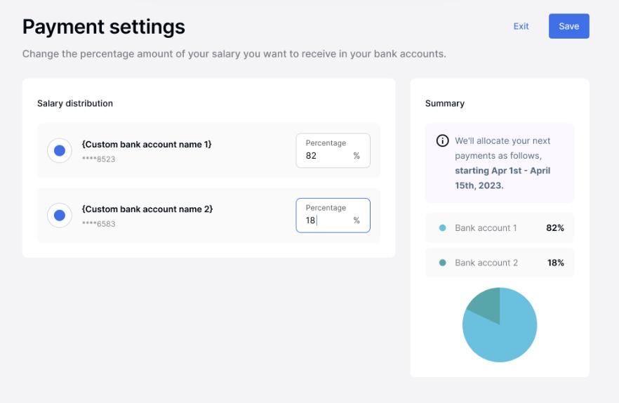 How To Split Salary Between Multiple Bank Accounts – Deel