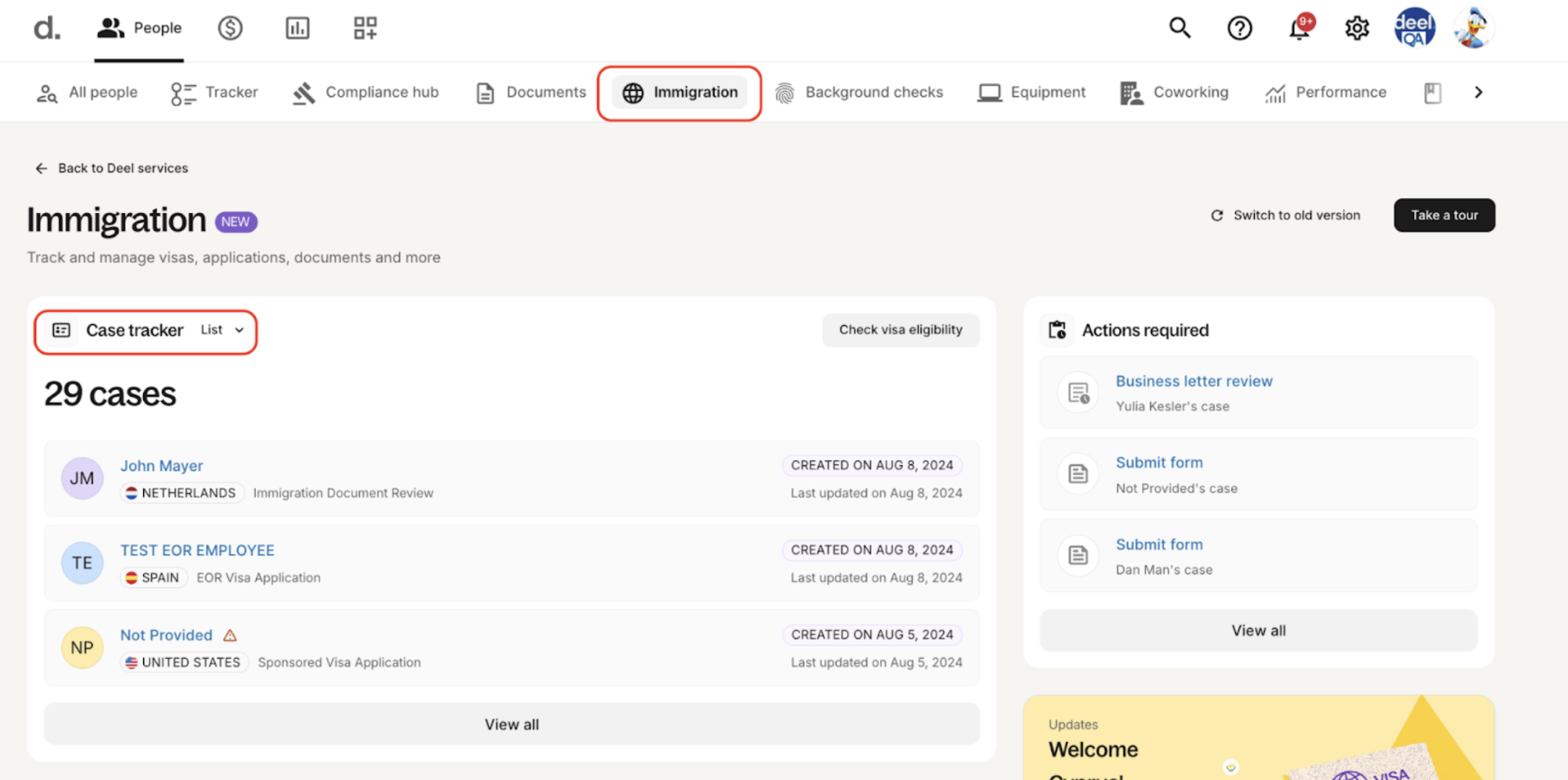 How to Request Immigration Support on the Deel Platform – Deel