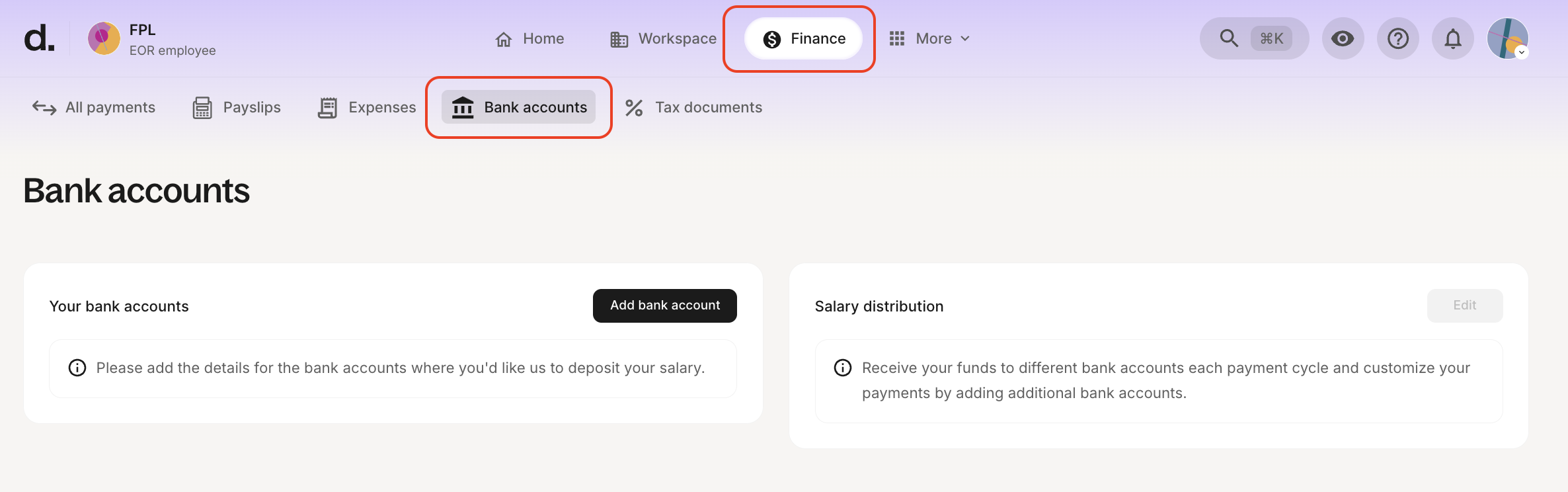 How to Add and Manage Bank Account Details – Deel