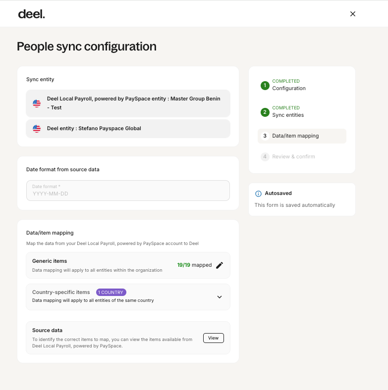 PaySpace integration guide – Deel