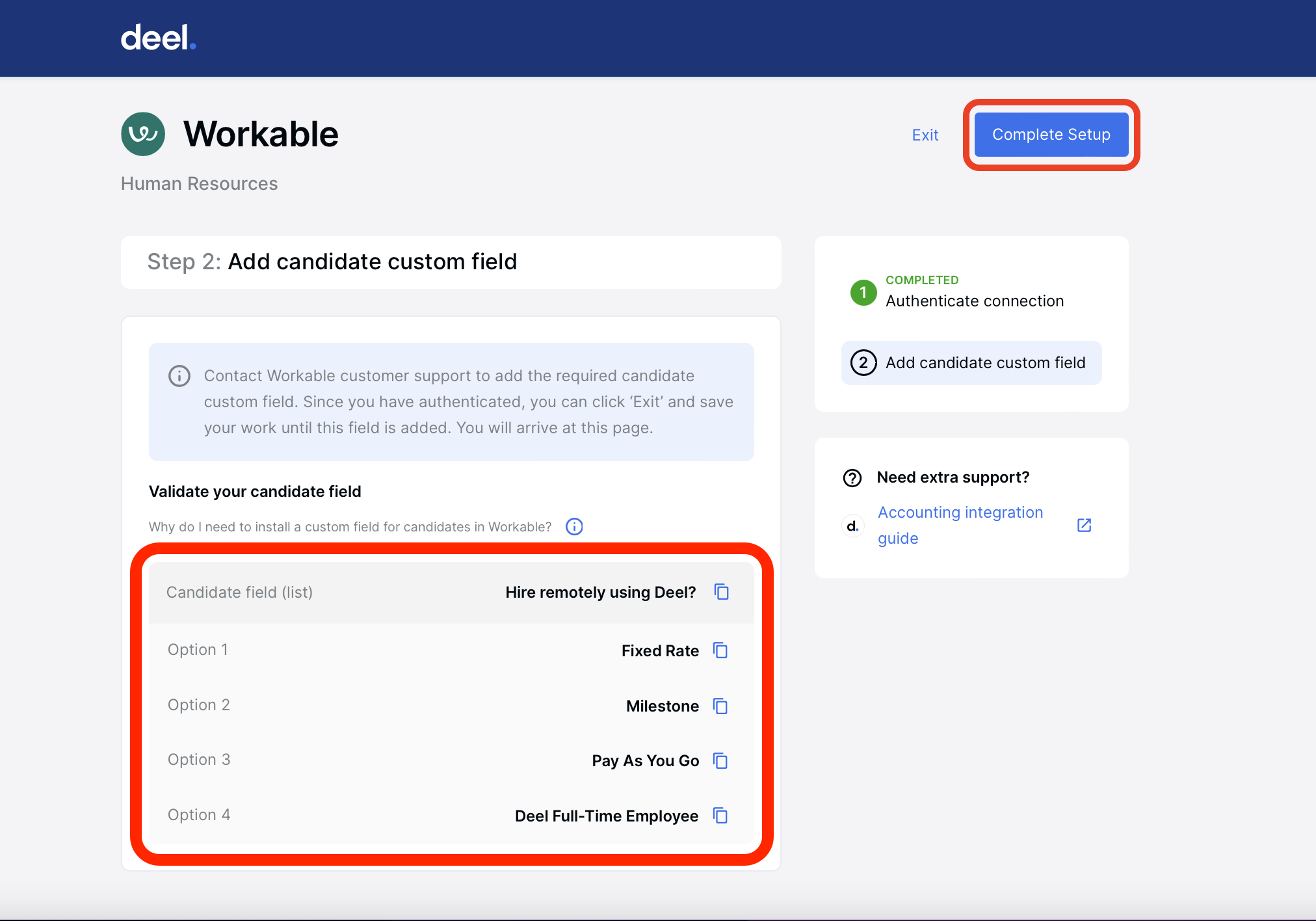 Workable Integration Guide – Deel