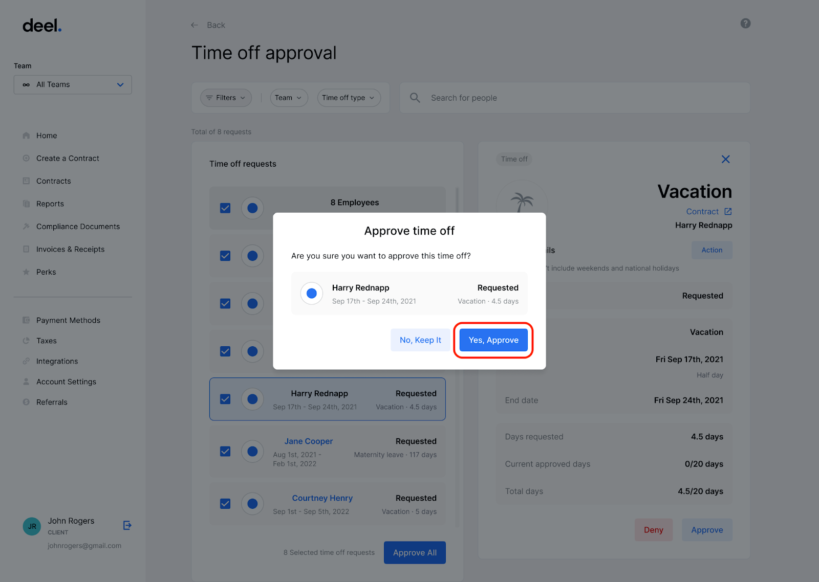 How To Review And Manage EOR Employee Time-Off Requests – Deel